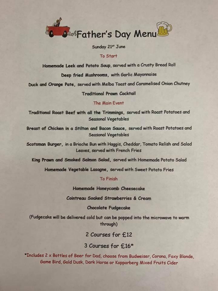 Menu at Templehall Hotel pub & bar, Morebattle