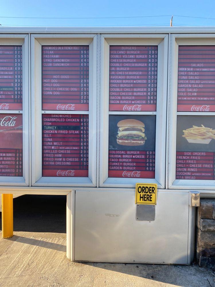 Carta del restaurante Volcano Burgers, Los Alamitos, W Cerritos Ave