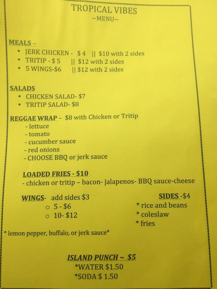 Menu at Da Big Show BBQ, Fallbrook