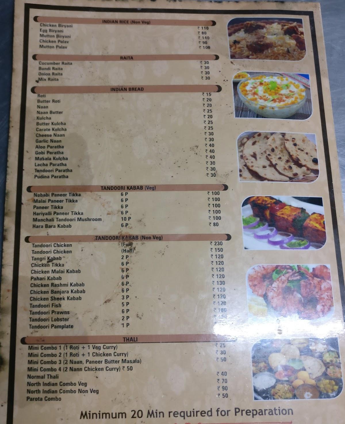 Menu at Waves Cafe Restaurant, Mysuru