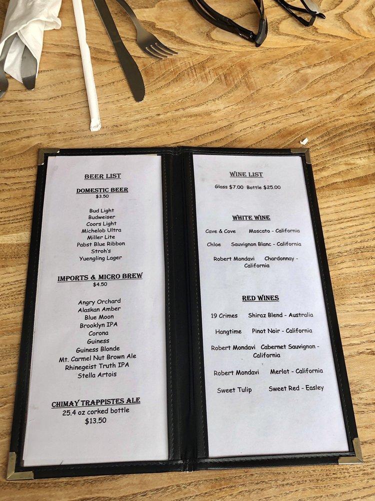 Menu at UNCLE JOHN’S PLACE restaurant, Mansfield