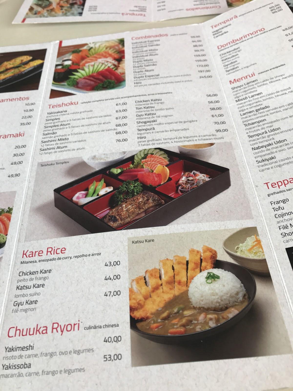 Menu em Hiro restaurante, São Paulo, 3970 - 408