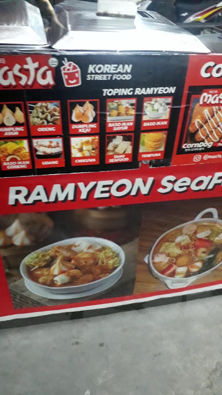 Menu at Masta Korean Street Food restaurant, Tangerang