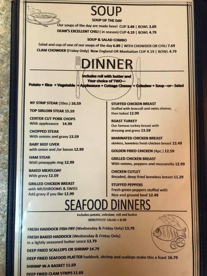 Menu at Parkway Family Restaurant, Rochester