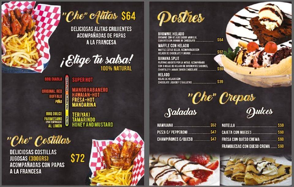Menu at Las "CHE" Alitas (Tizayuca) pub & bar, Tizayuca