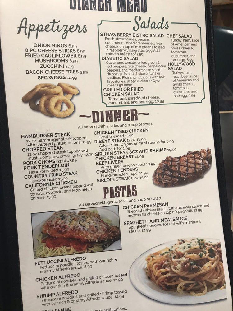Menu at Lucci’s Café desserts, Fort Scott