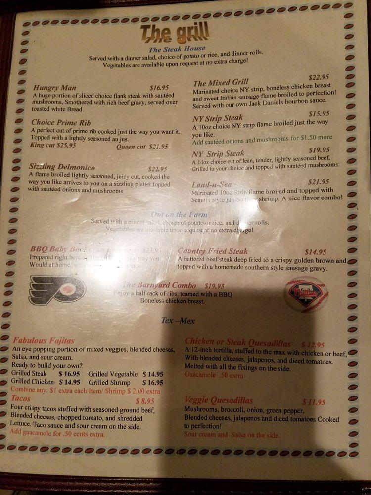 Menu at The Grill pub & bar, Matamoras