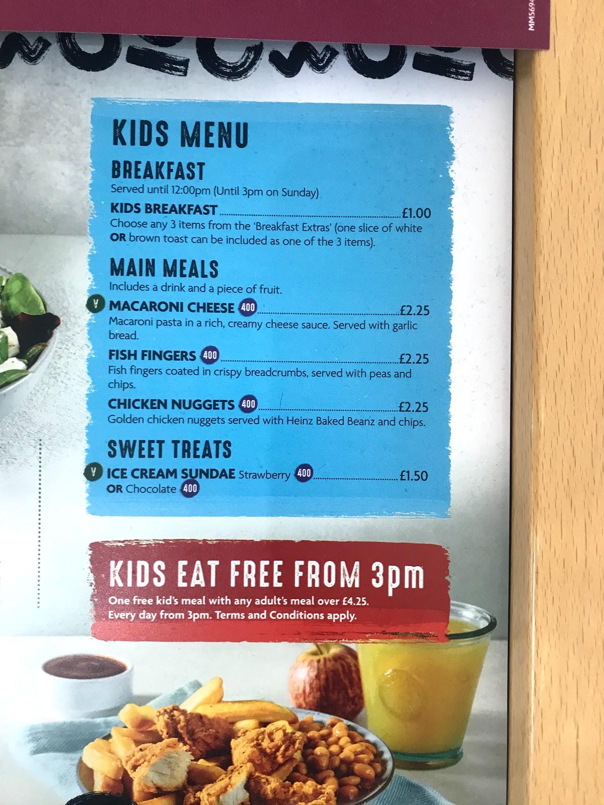 Menu At Morrisons Cafe Port Talbot Menu At Morrisons Cafe Port Talbot