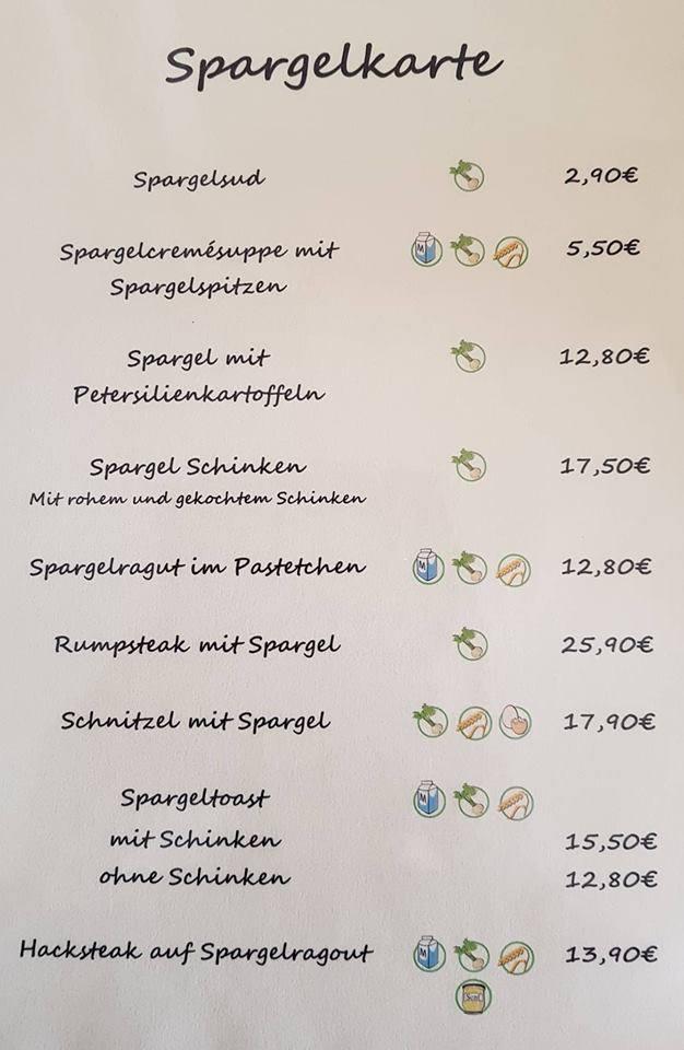 Menu at Aom Ecken pub & bar, Trier