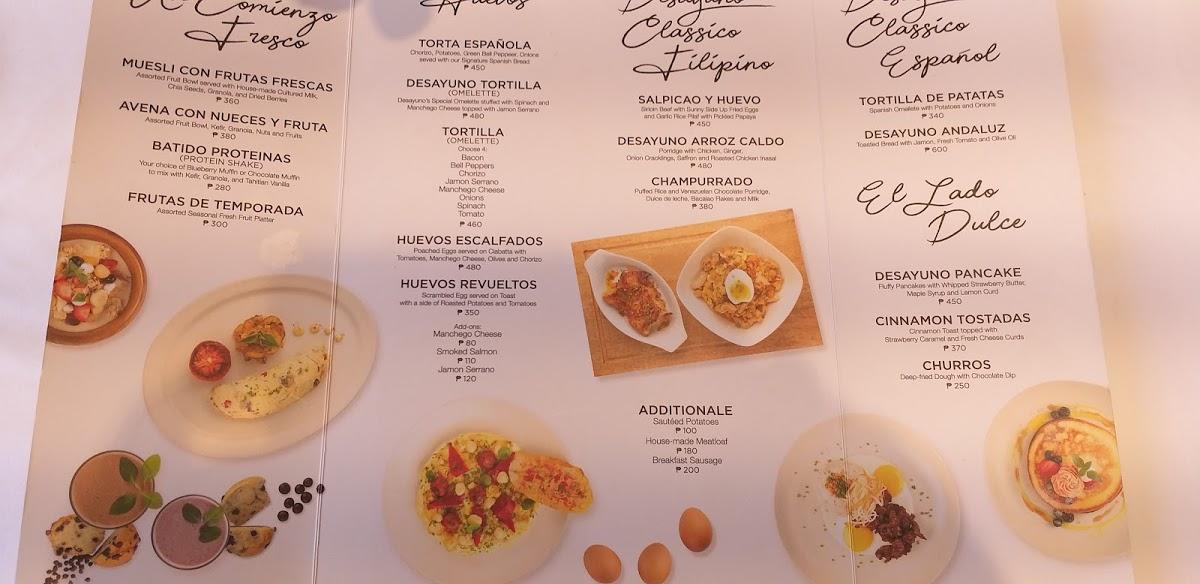 Menu at Barcino Wine Resto Bar Santolan, San Juan