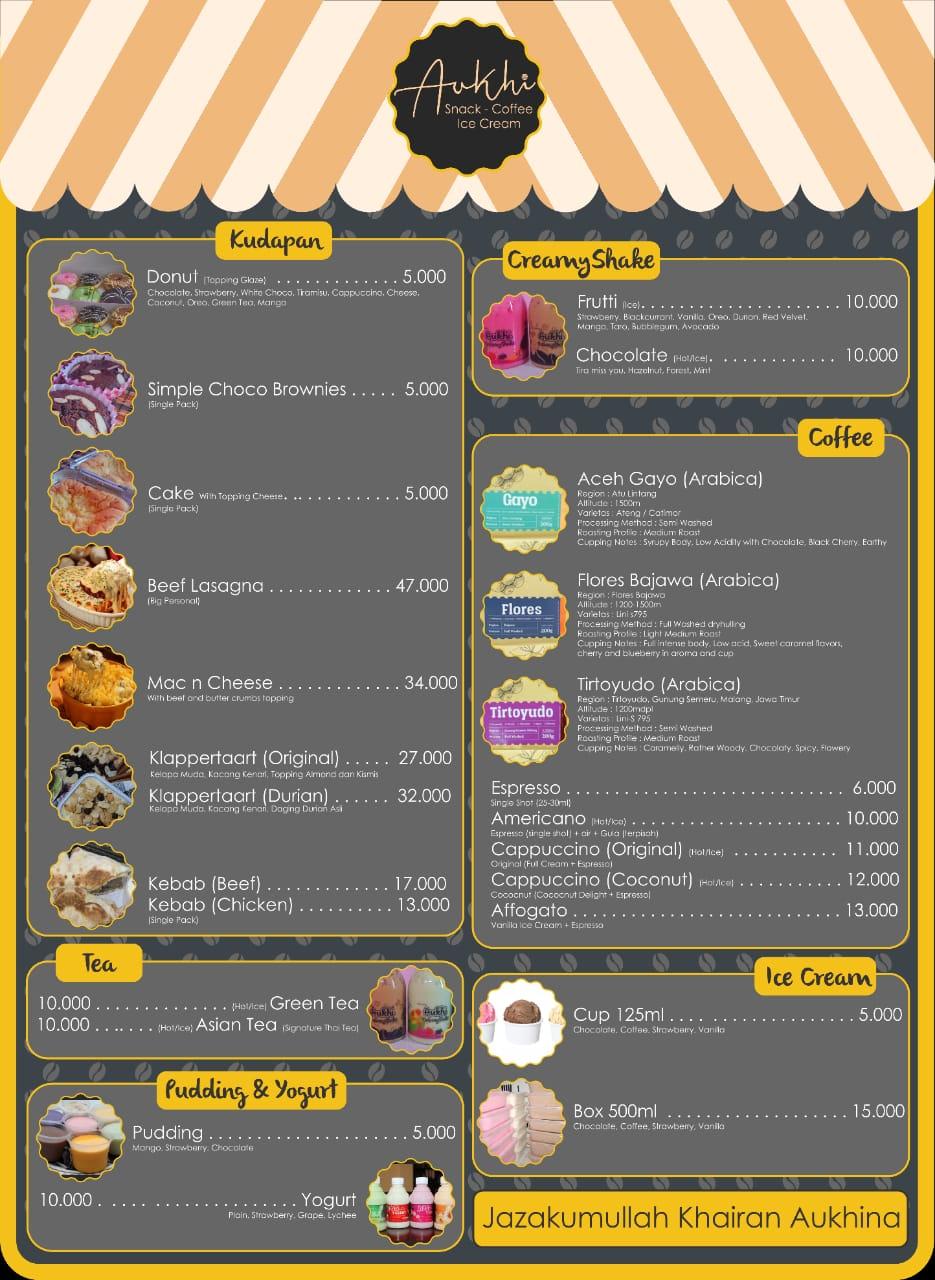 Menu at Kedai Roti Rojak (Produsen Roti), Malang