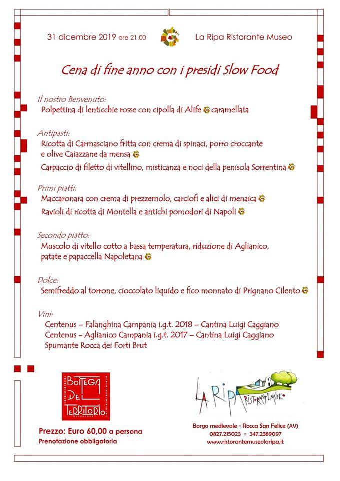 Menu au La Ripa Ristorante - Museo, Rocca San Felice