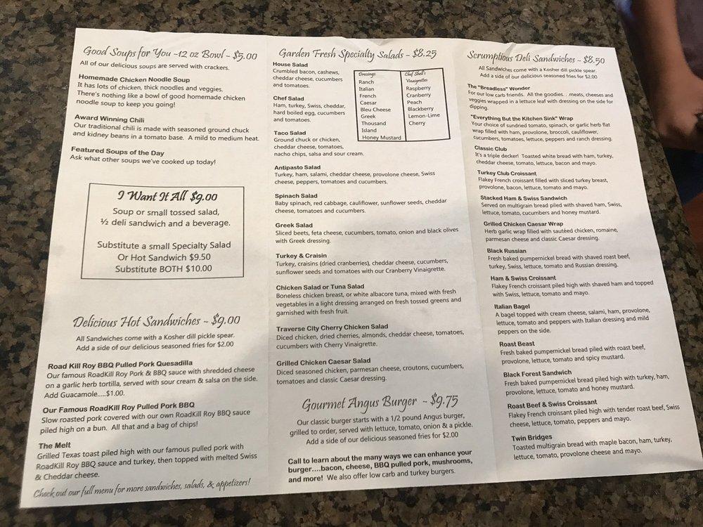 Menu at Chef Shell's Restaurant & Catering, Port Huron