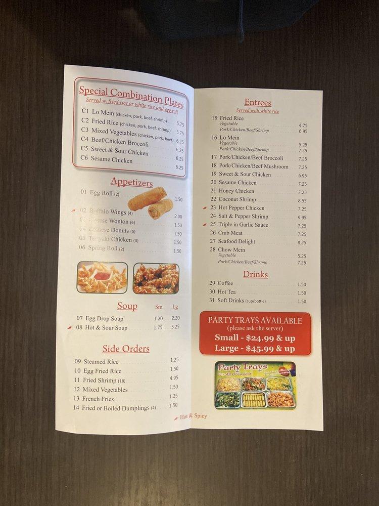 Menu at Family Buffet restaurant, Greeley