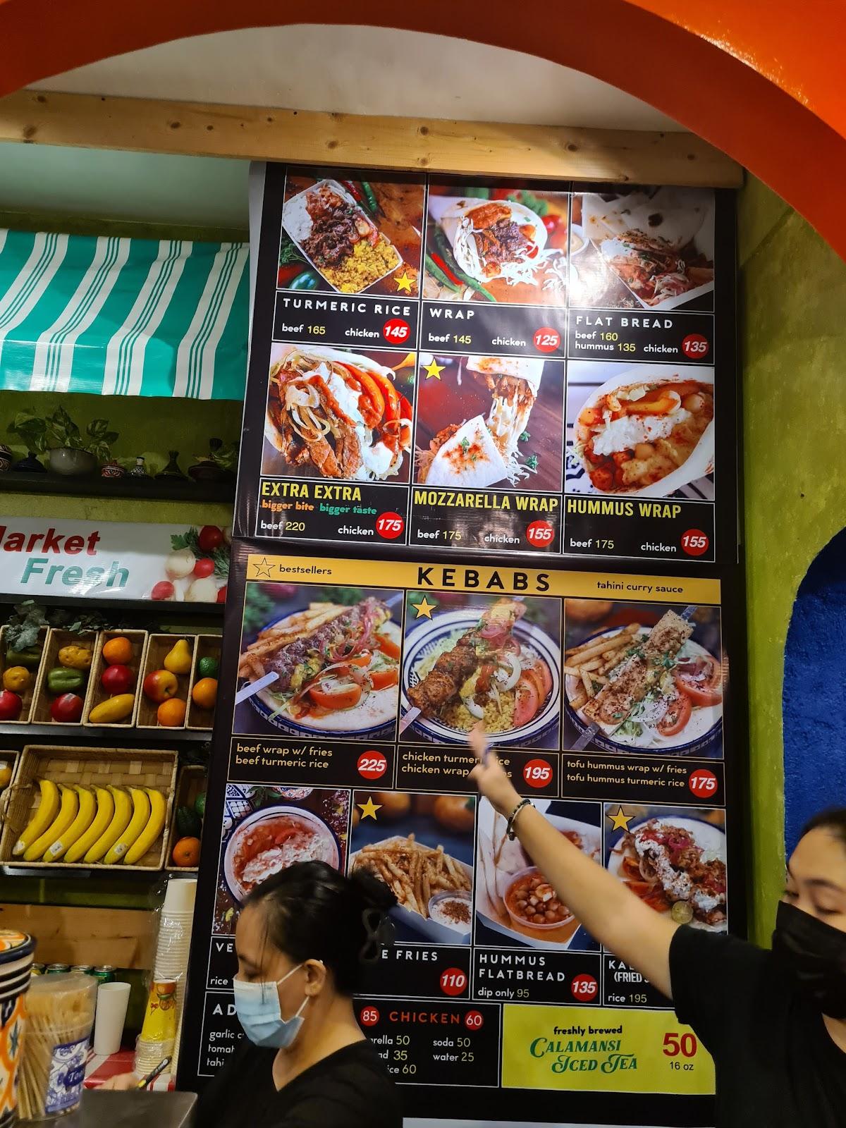 Menu at Meze Wrap restaurant, Malay