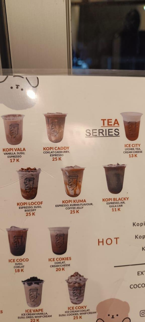 Menu at Mood Cafe - Citra Maja Raya, Indonesia
