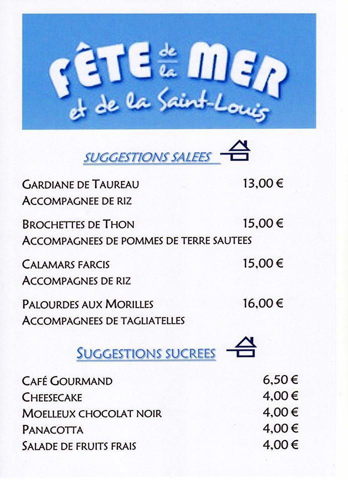 Menu at Pizzeria De La Tour, Port-Saint-Louis-du-Rhône