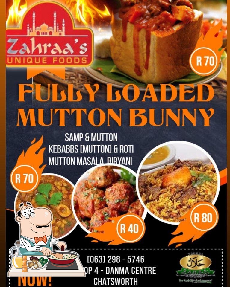 Zahraa's Unique Food, Chatsworth - Restaurant menu, prices and reviews