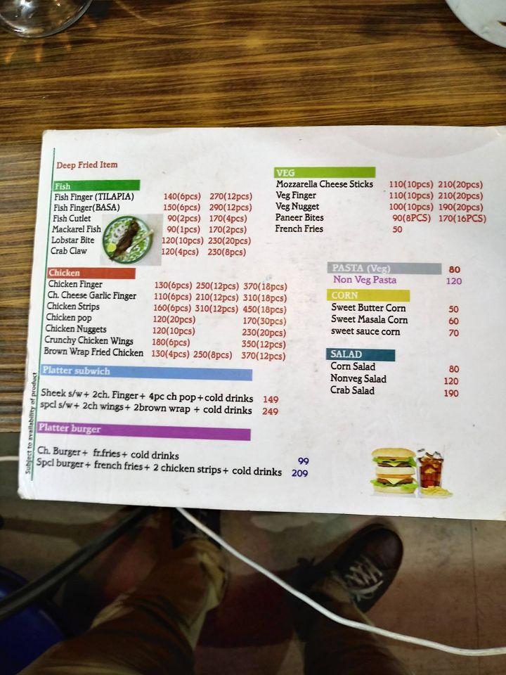 Menu at Green Hut, Kalyani, B8/3 (CA