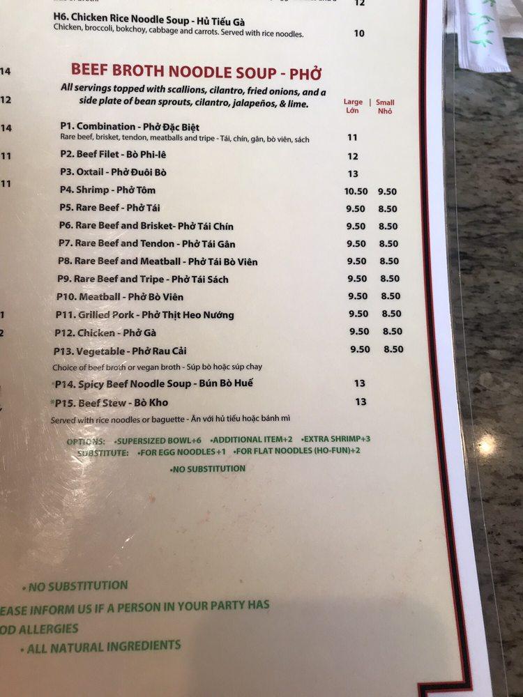 Carta del restaurante Lá Mint - Vietnamese Kitchen, Reno