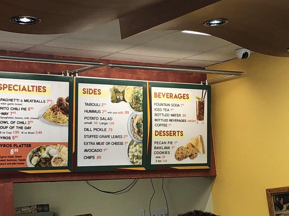 Menu at Catoosa Deli restaurant, Tulsa