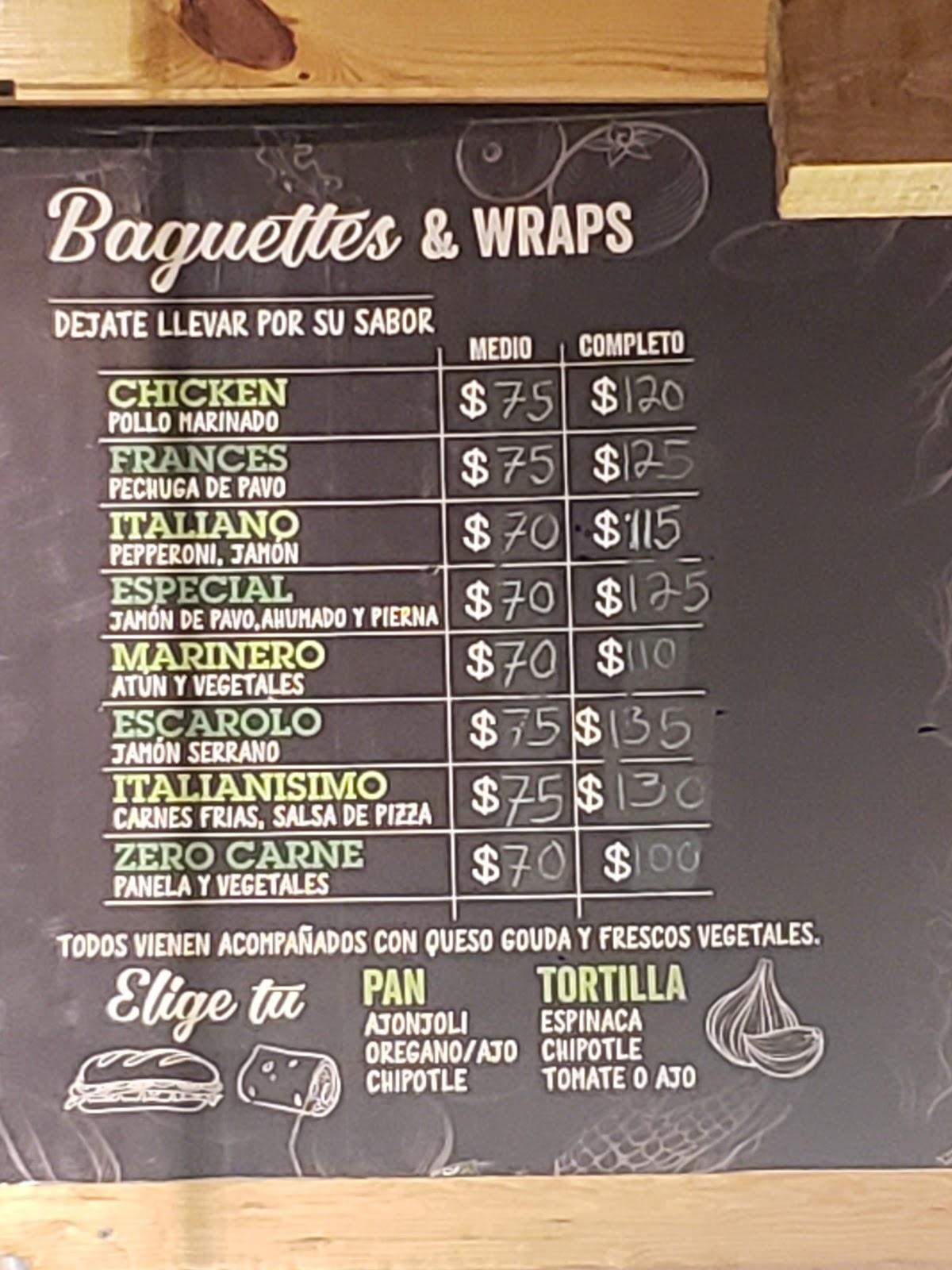 Menu at El Rojo Mexican Restaurant, Nogales