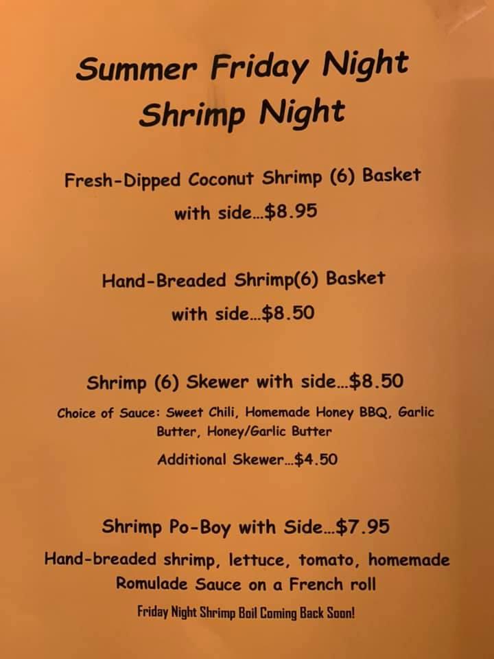 Menu at Harvest Moon Pub and Eatery, USA