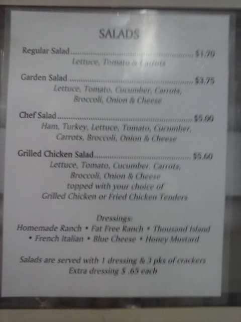 Menu at Catalina grill restaurant, Bessemer City