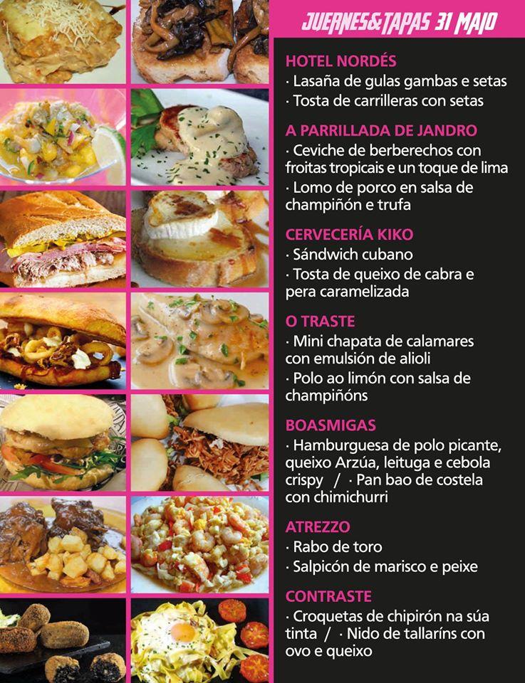 Menu at A Parrillada de Jandro, Burela