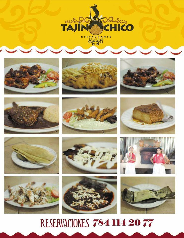 Menu at Tajín Chico Restaurante, El Tajin, Ruta 180