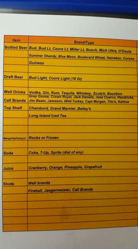 Menu at Hitching Post Restaurant, Abilene