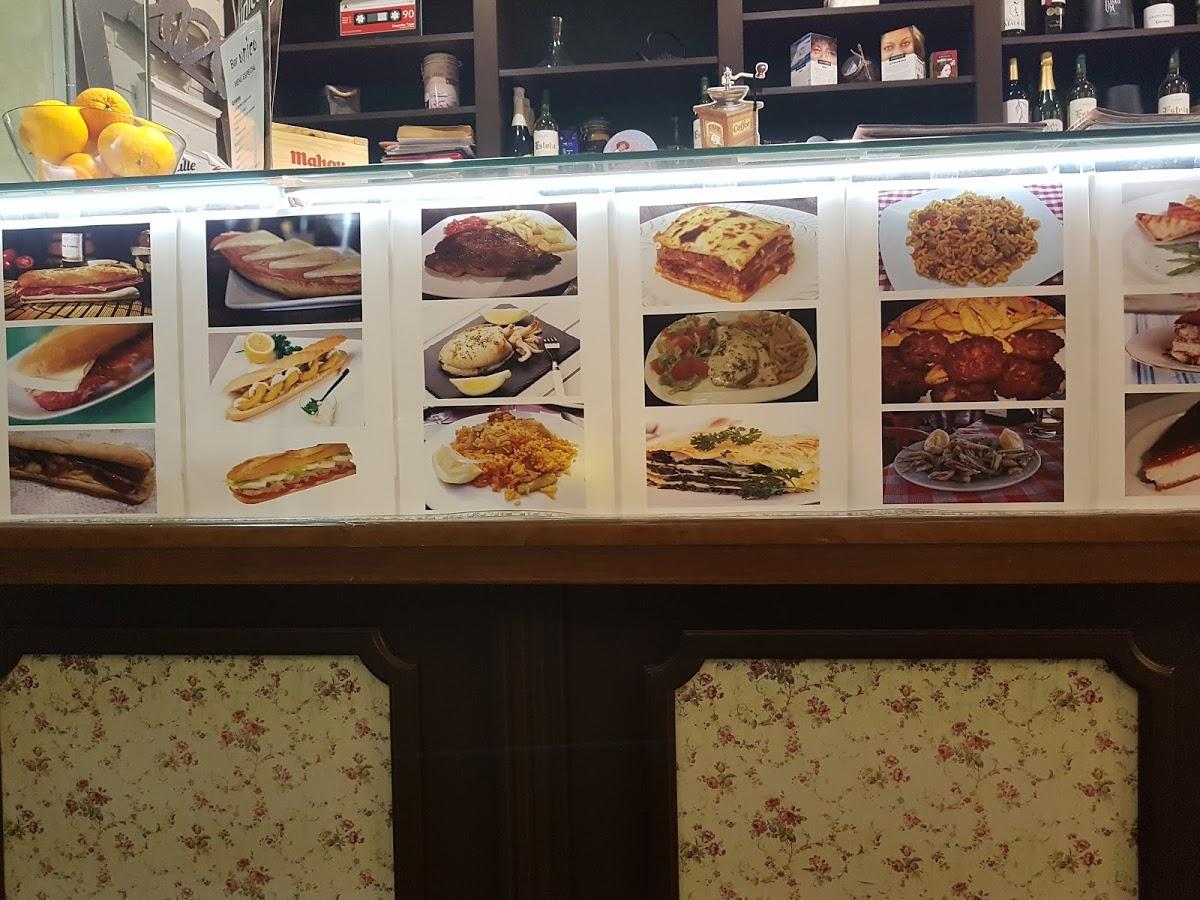 Menu at EL ÚNICO pub & bar, Xàtiva
