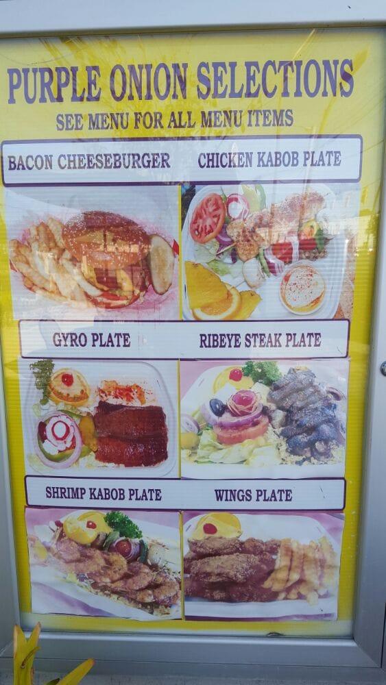 Menu at The Purple Onion Deli & Grill restaurant, Homewood, 479 Green ...