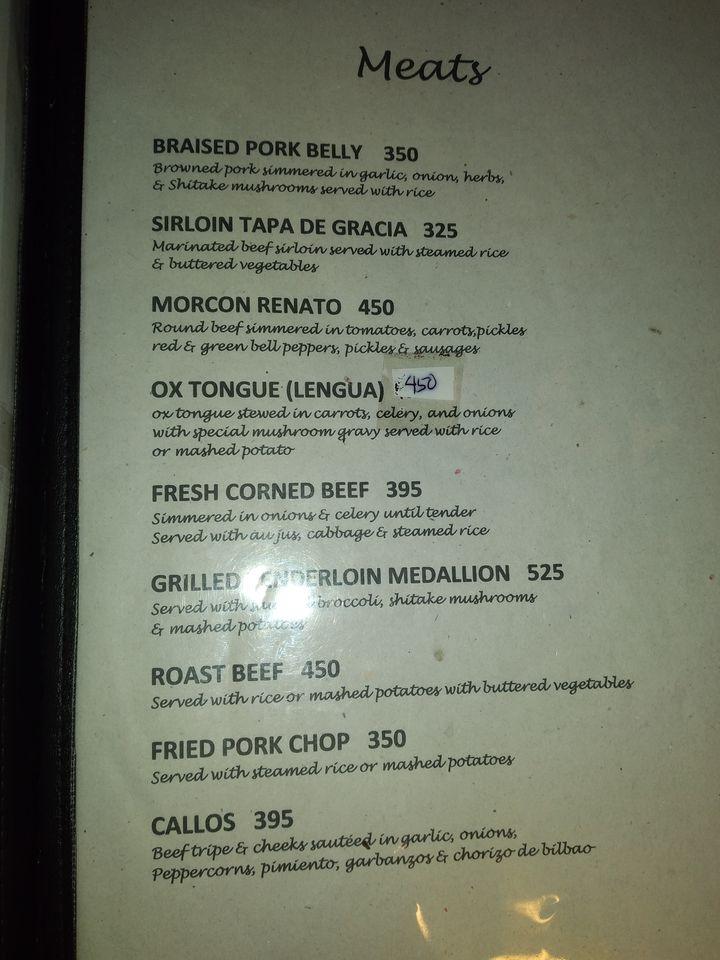 Menu at Casa Renato Resto & Events Place restaurant, Quezon City, 7 ...