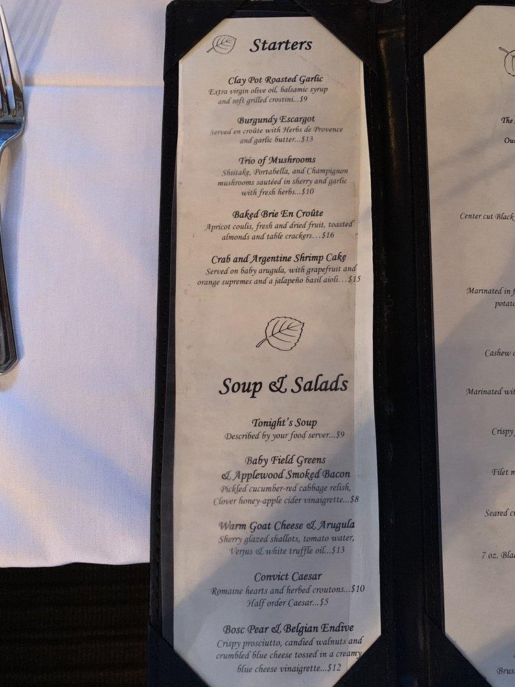 Menu at Convict Lake Resort pizzeria, Mammoth Lakes, Convict Lake Rd