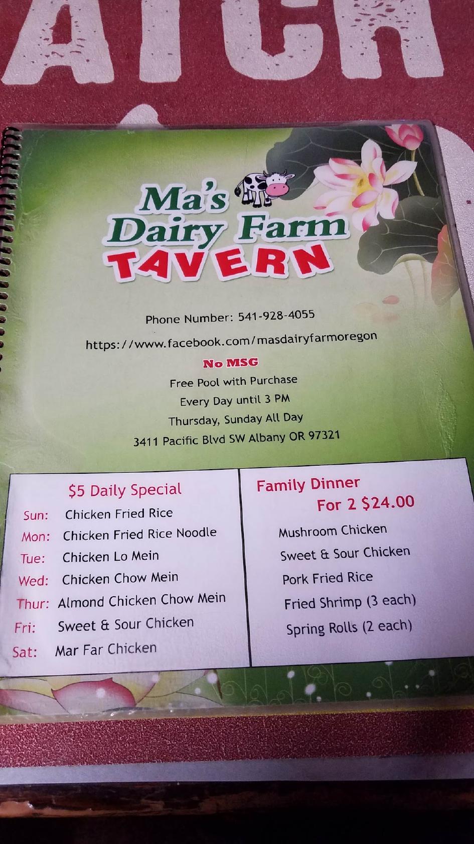 Ma’s Dairy Farm in Albany - Restaurant reviews