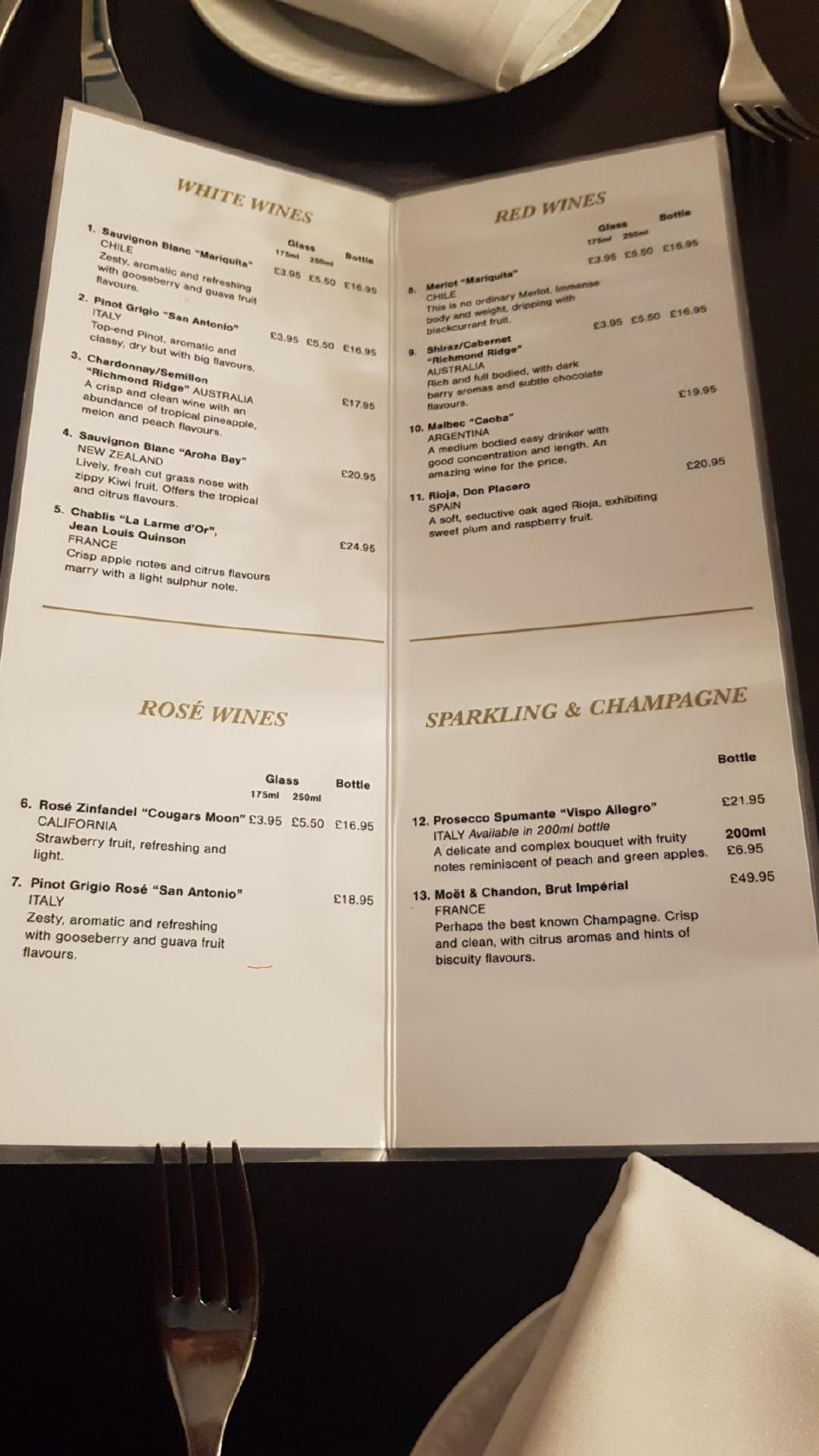 Menu at Rani's Indian Dining restaurant, Dereham