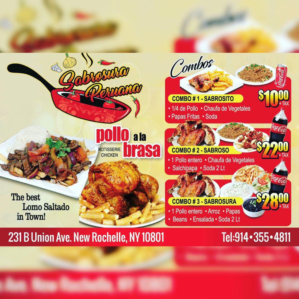 Carta del restaurante Comida peruana, Nueva Rochelle