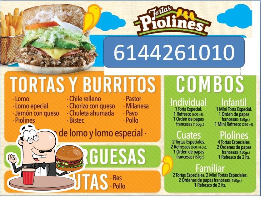 Tortas Piolines Cantera restaurant, Chihuahua, Plaza Rayuela ...