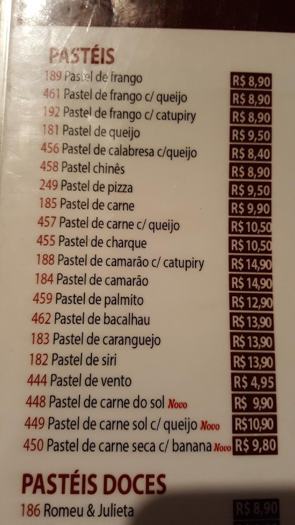 Menu em Beach Stop restaurante, Salvador, R. José Augusto Tourinho Dantas