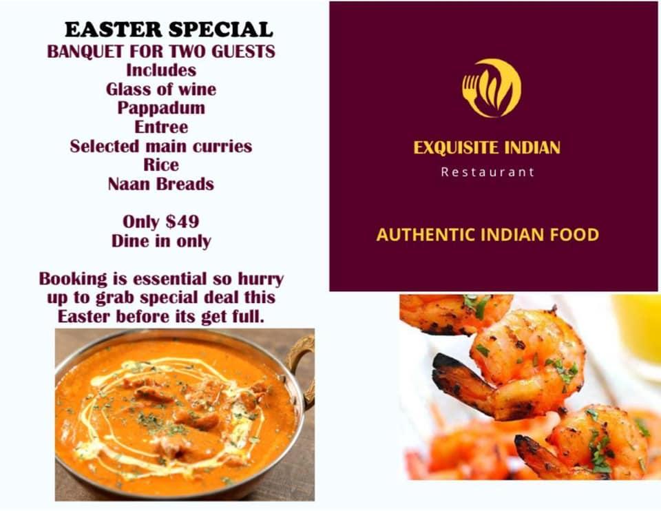 Menu at Paradise Indian Cuisine restaurant, Christies Beach