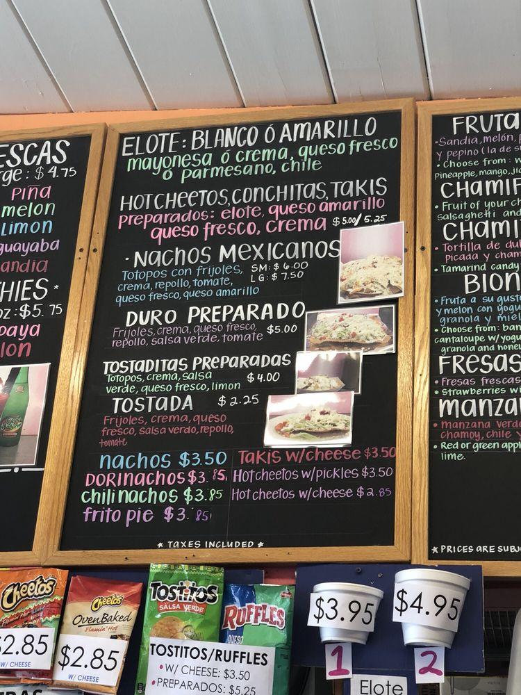 Menu at Refresqueria La Bahia desserts, Baytown