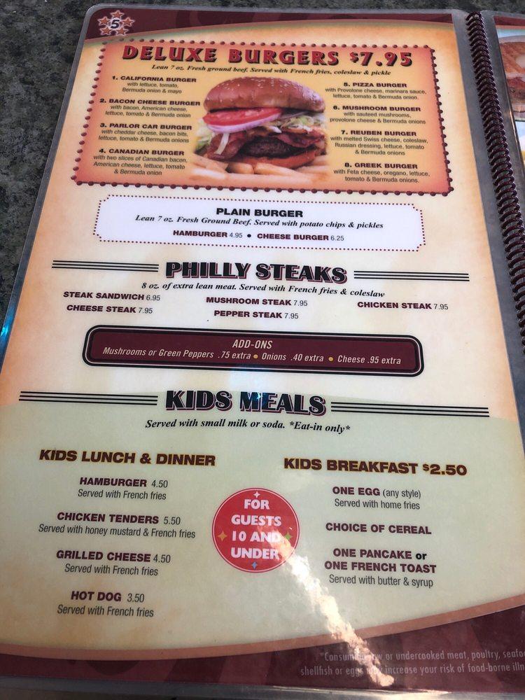Menu at Five Star Diner Family Restaurant, Hatfield