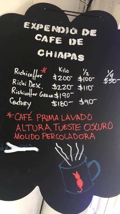 Menu at Black Cat Coffee Shop cafe, Naucalpan