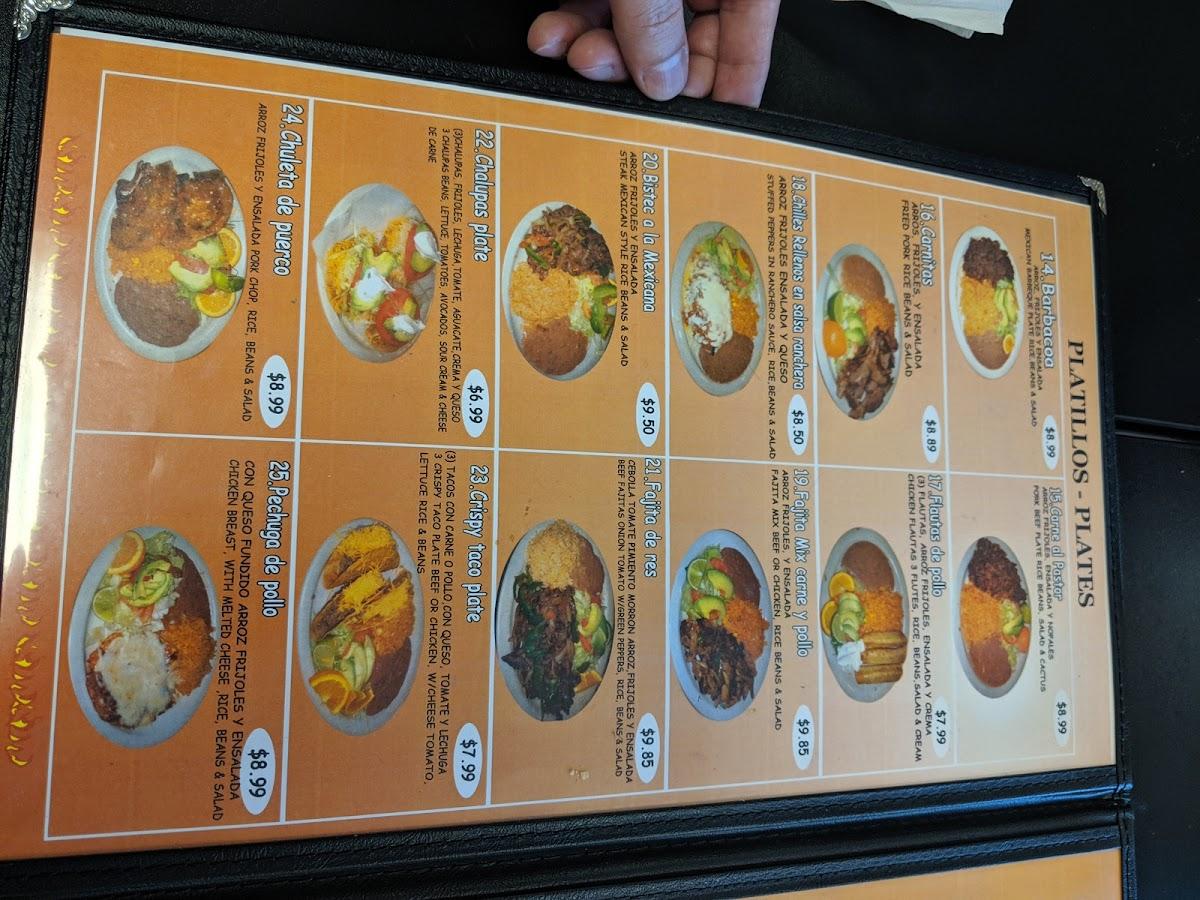 Menu at Santos Cafe, San Antonio, 603 Isom Rd Ste 105