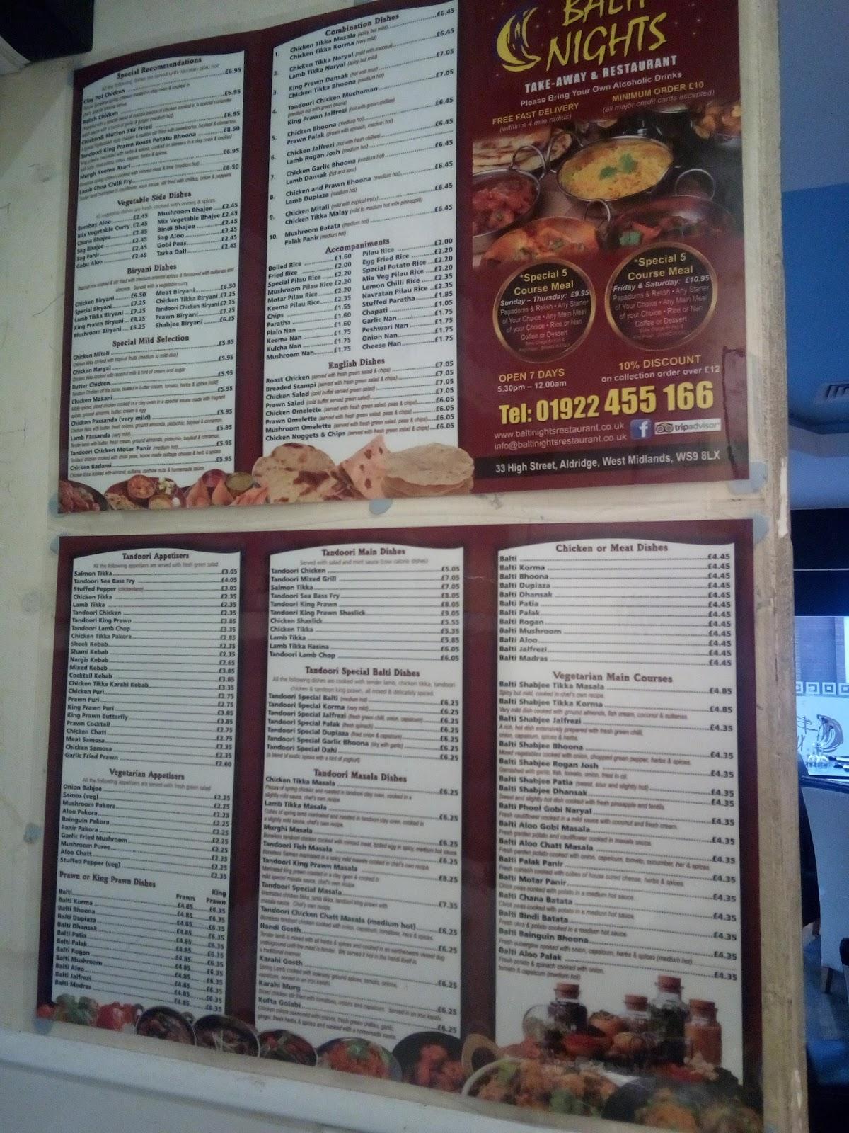 Menu at Massala Corner Aldridge restaurant, Walsall, 33 High St