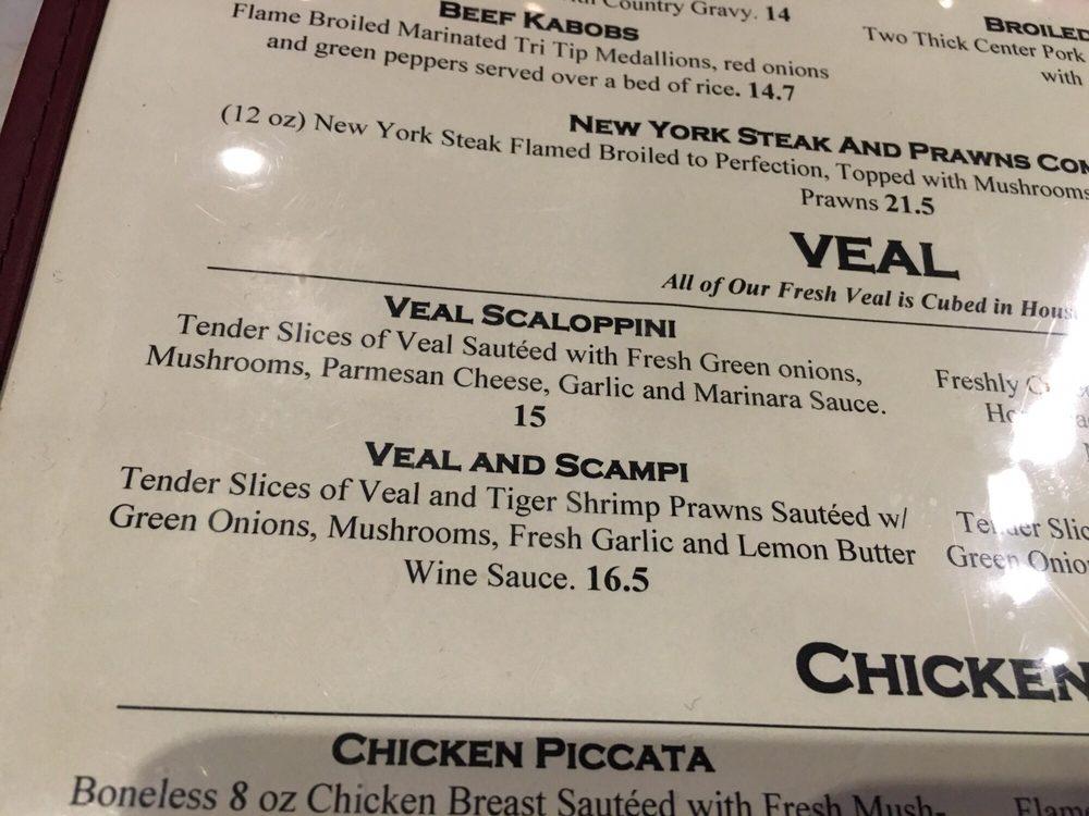 Menu at Elios Family Restaurant, San Leandro