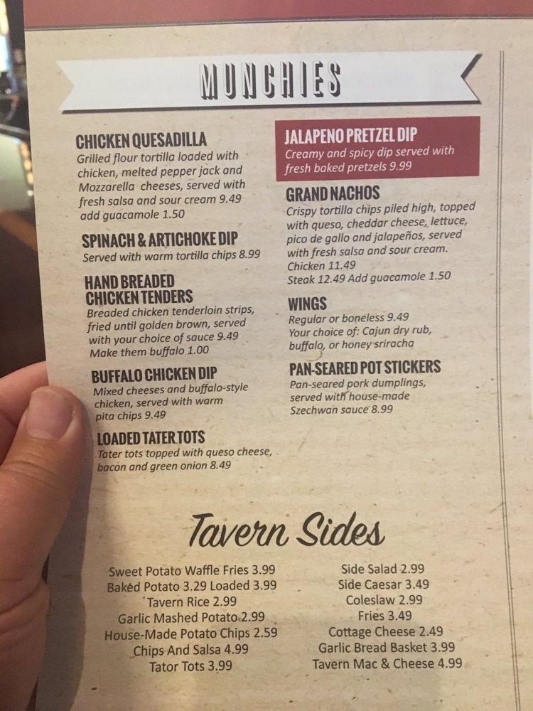 Menu at Grand Tavern Livonia pub & bar, Livonia