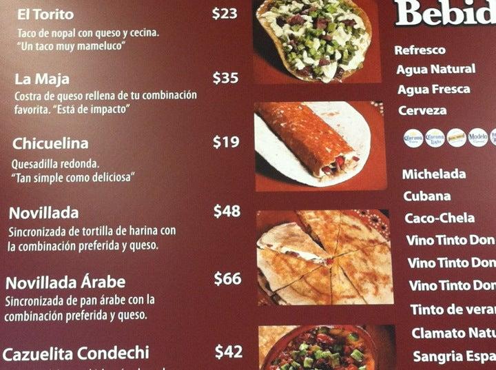 Carta del restaurante Tacos Don Manolito Satélite, Tlalnepantla, Av ...