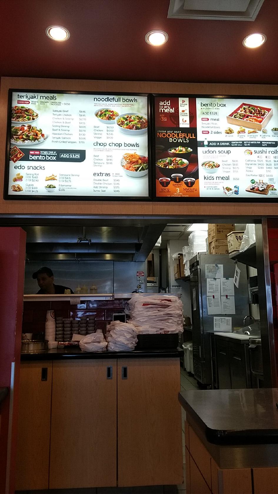 Menu at Edo Japan - McKnight Village - Grill and Sushi restaurant ...